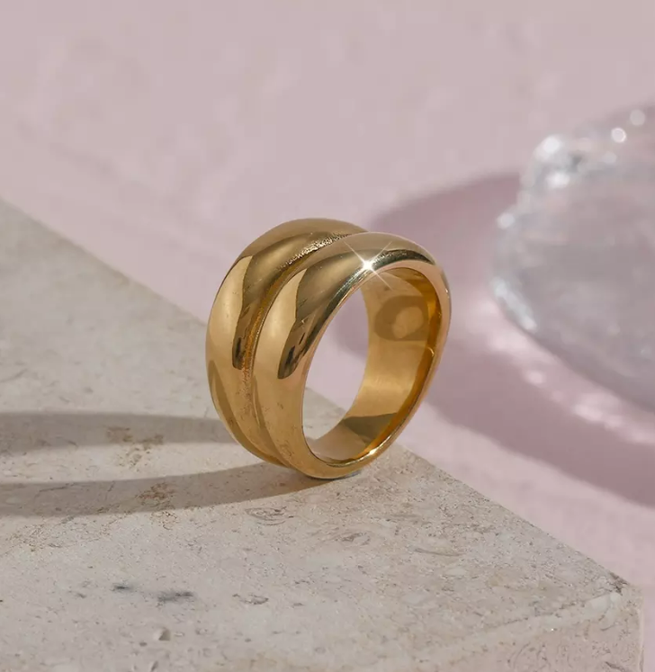 Bold Double Ring – Mimush Collection