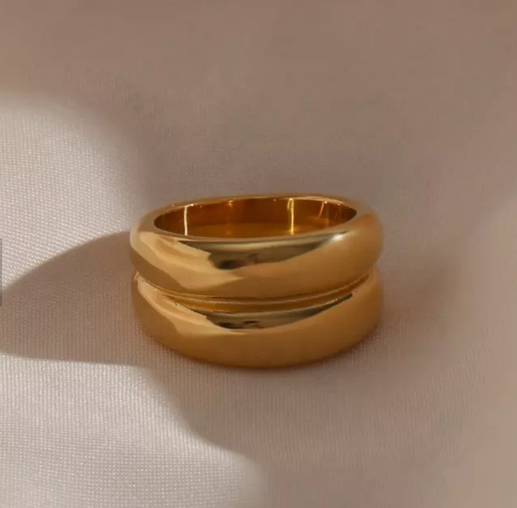 Bold Double Ring – Mimush Collection