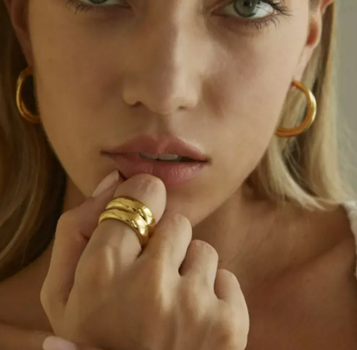 Bold Double Ring – Mimush Collection